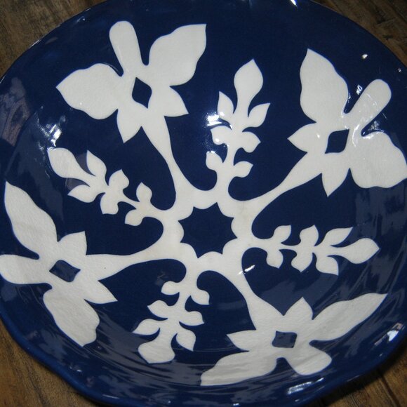 Meg Graves | Accents | Meg Graves Cobalt Blue Hawaiian Quit Pattern ...